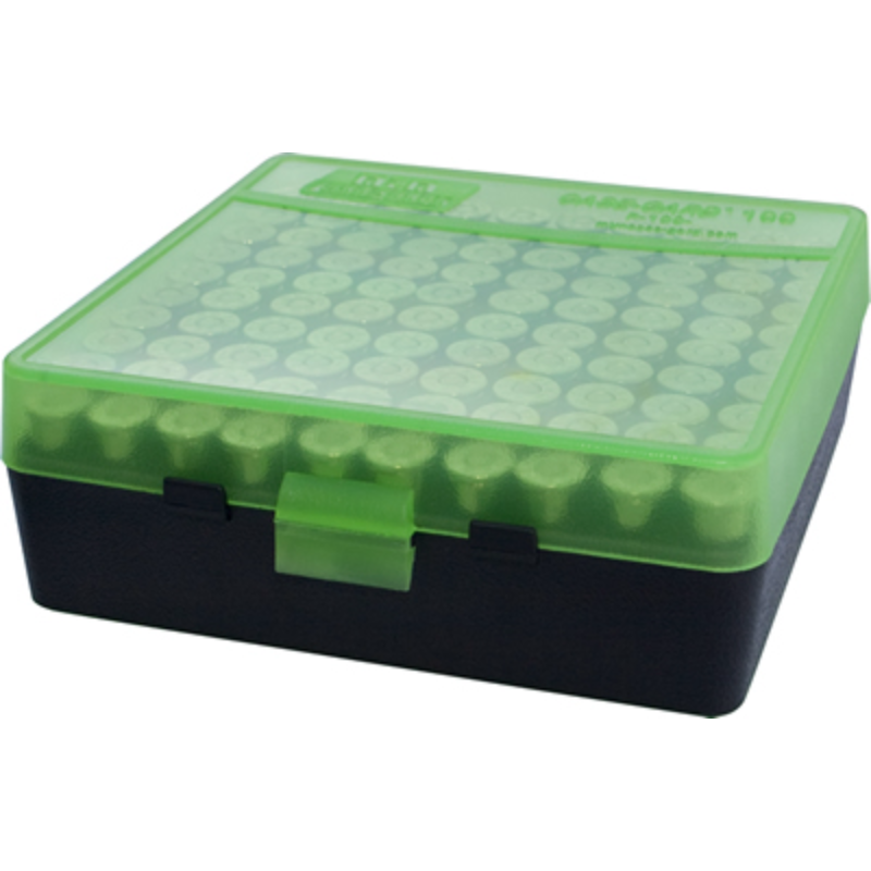 MTM AMMO BOX 100RD FLIP TOP 45ACP -GREEN