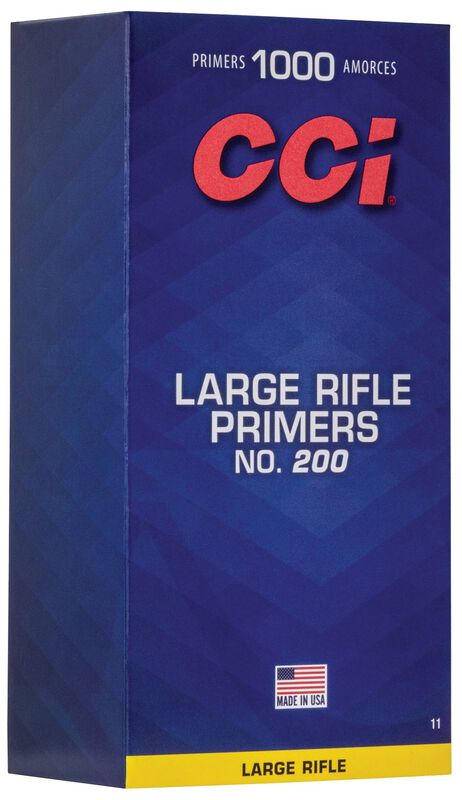 CCI PRIMER 200 LARGE RIFLE 100pk