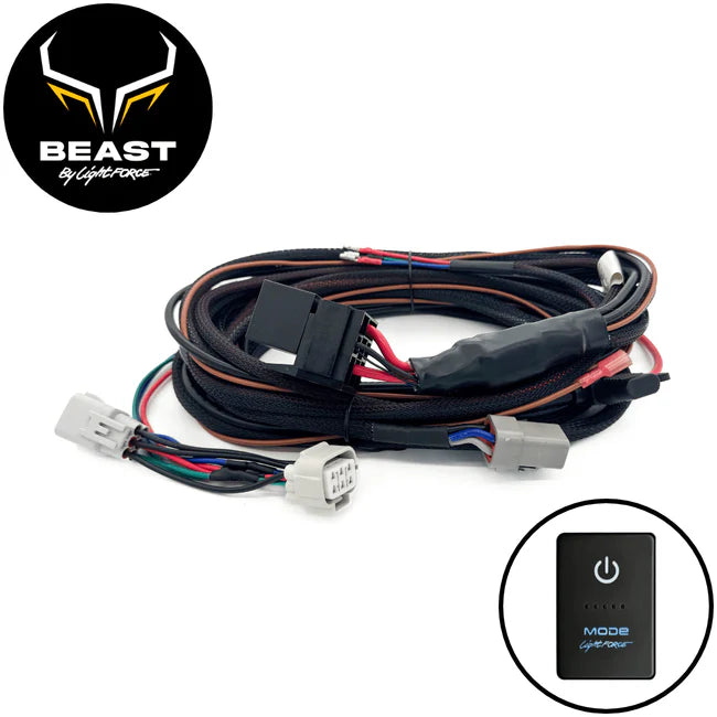 Lightforce Beast Driving Light Harness 3rd gen BT-50 MY2020 D-Max