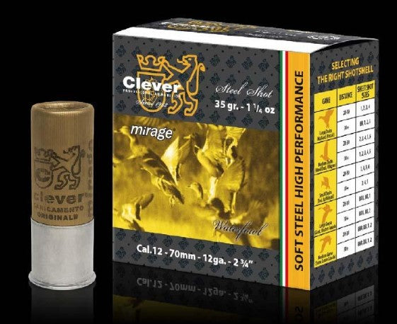 CLEVER MIRAGE 12GA SOFT STEEL HUNTING T4 35GM #4 | Gunforce Australia