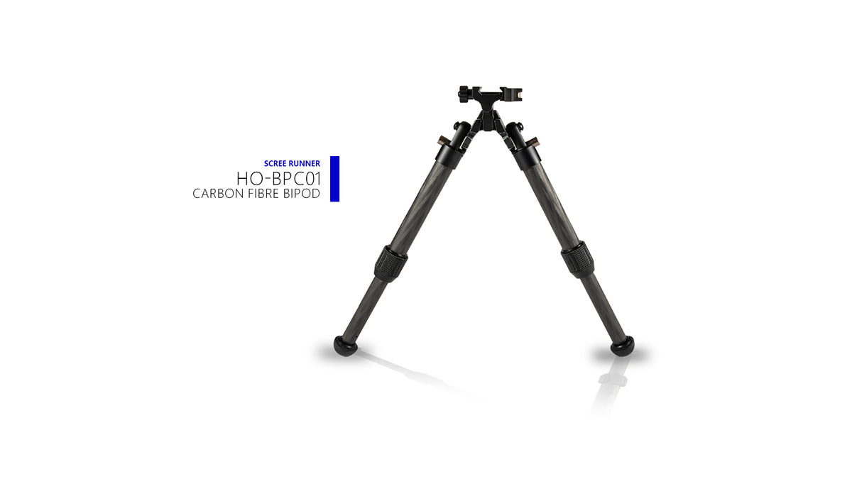 Scree Runner HO-BPC01 Carbon Fibre Bipod - Max H 260mm Min H 190mm Load ...