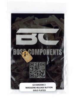 BOSS COMPONENTS CZ SHADOW 2 ALUMINIUM MAGAZINE RELEASE BUTTON GOLD PLATED