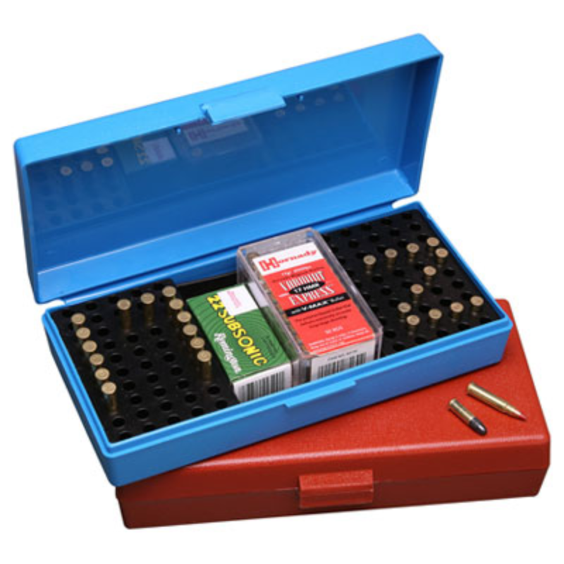 MTM 200 RD 22 LR AMMO BOX BLUE