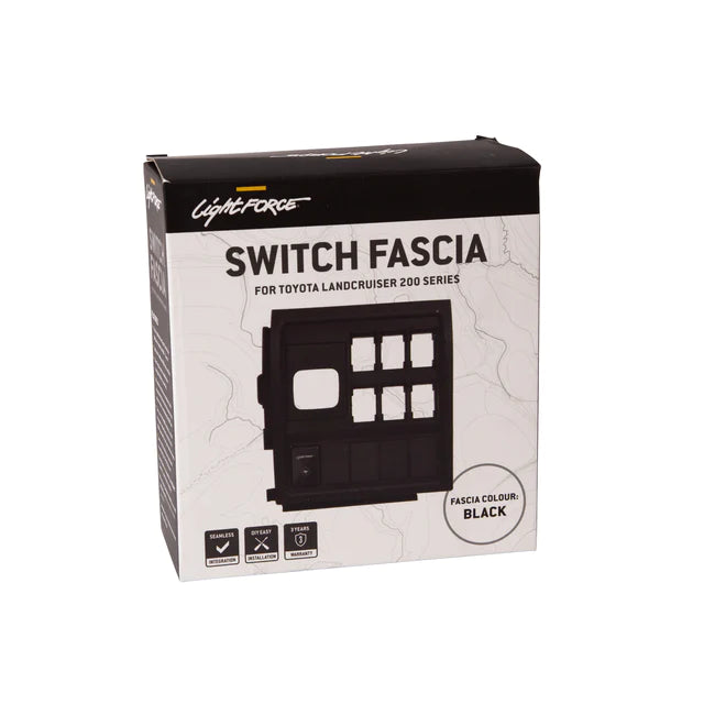 Lightforce Replacement Switch Fascia 200 Series Black