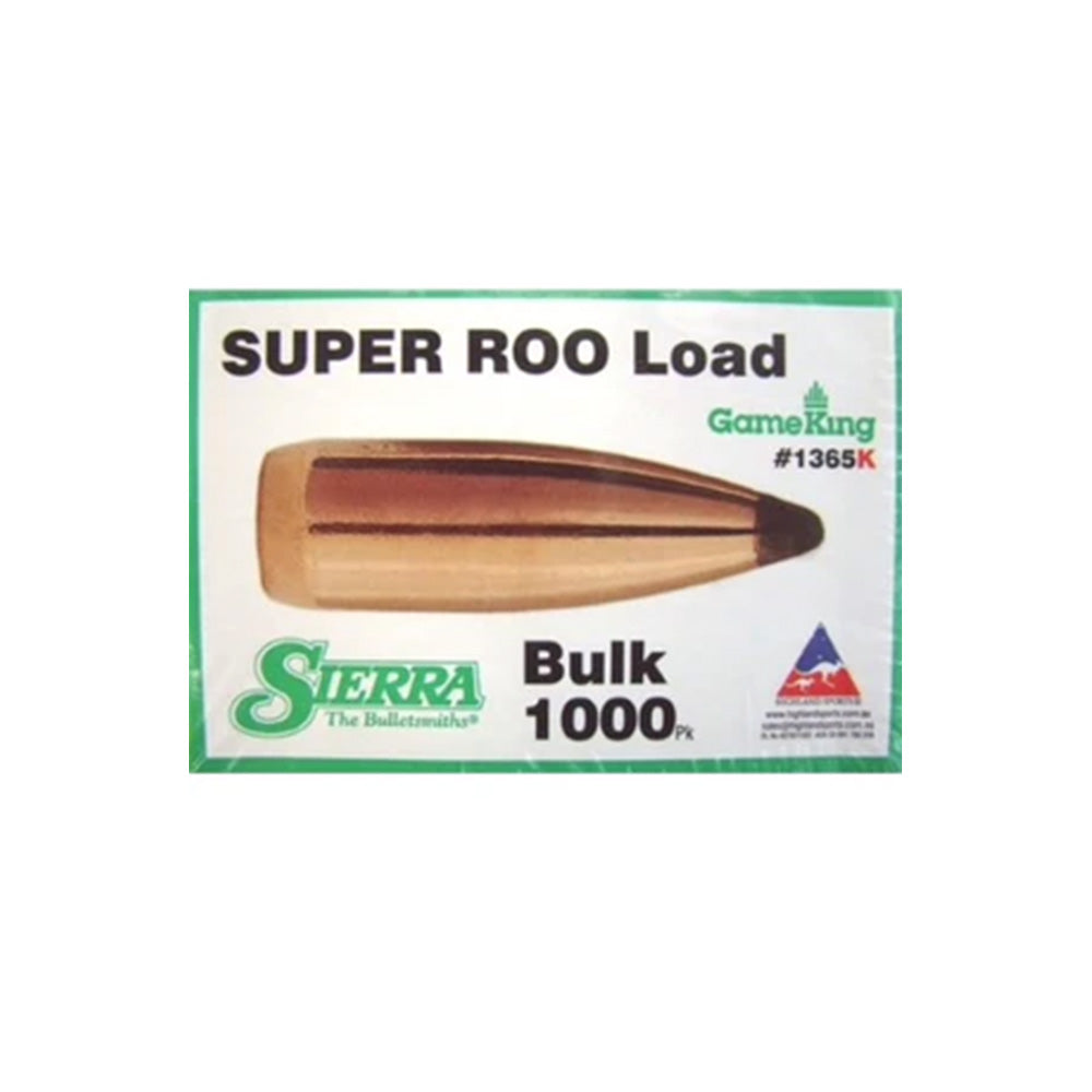 Sierra 1365K .22 55gr SBT Super Roo Load 1000pk